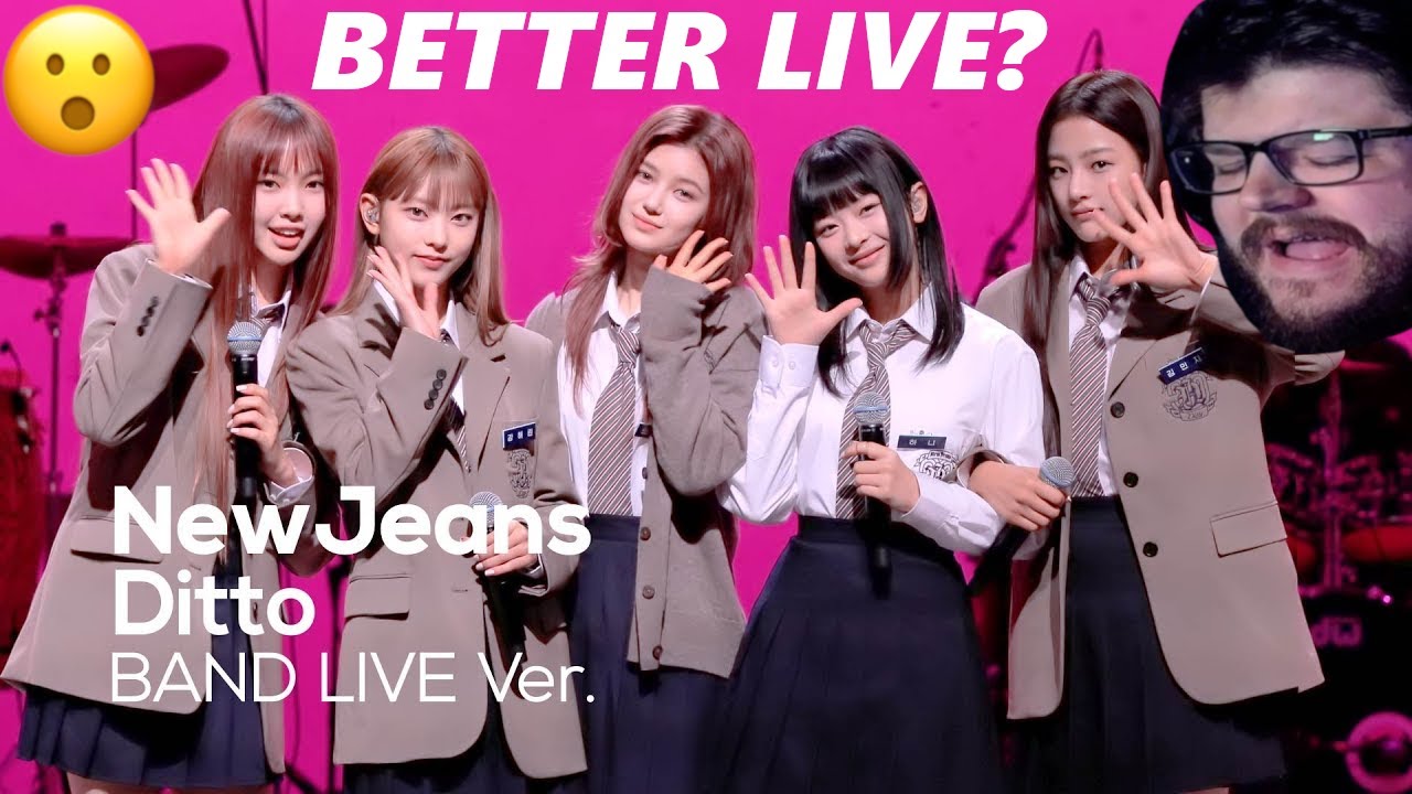 DITTO LIVE IS EVEN PRETTIER?! NewJeans - “Ditto” Band LIVE Concert ...