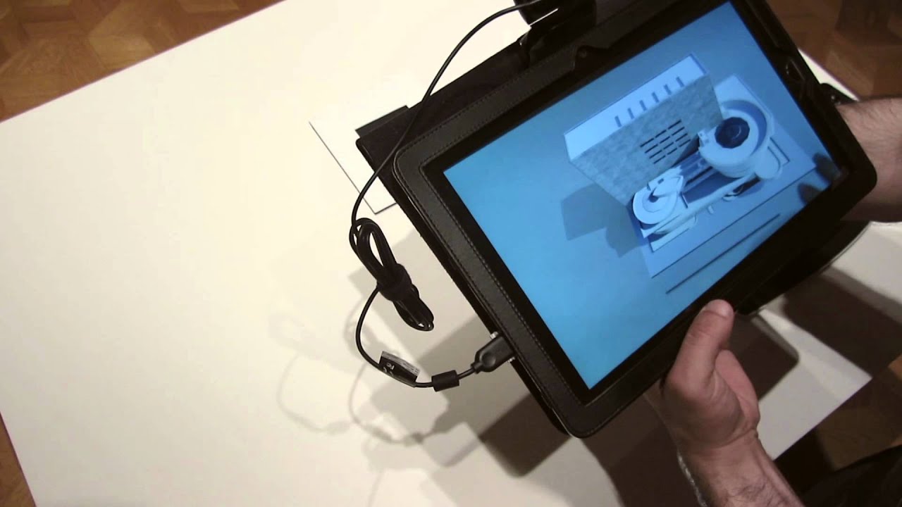 Augmented Reality: AR-Media for Sketchup With a Tablet - YouTube