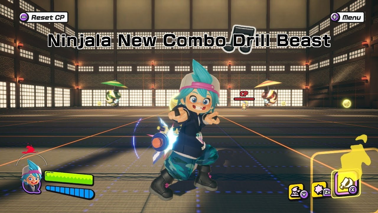 How To New Combo Drill Beast In Ninjala - YouTube