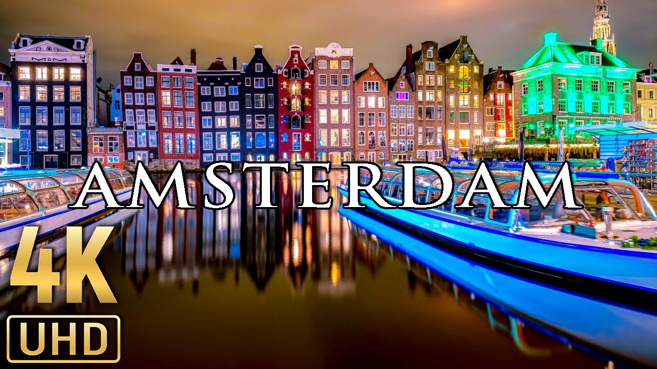 Amsterdam Netherlands in 4K Ultra HD Drone - YouTube
