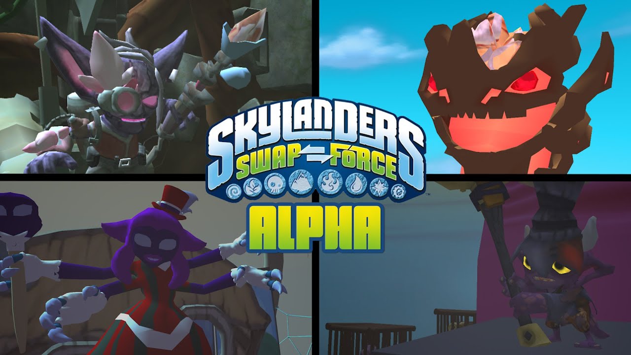 Skylanders Swap Force ALPHA - All Bosses - YouTube