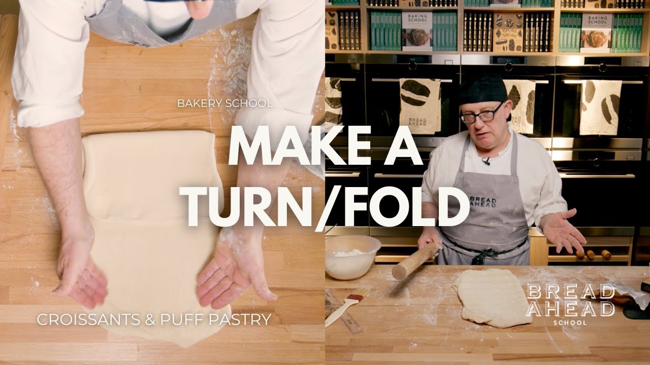 How to make croissants; folding/turning your dough - YouTube