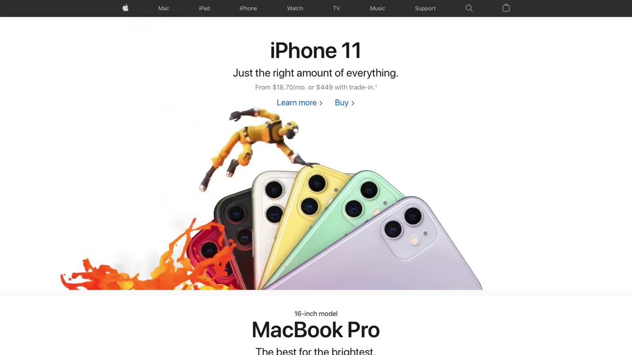 Apple.com Startpage - Arcade Games Ad - YouTube