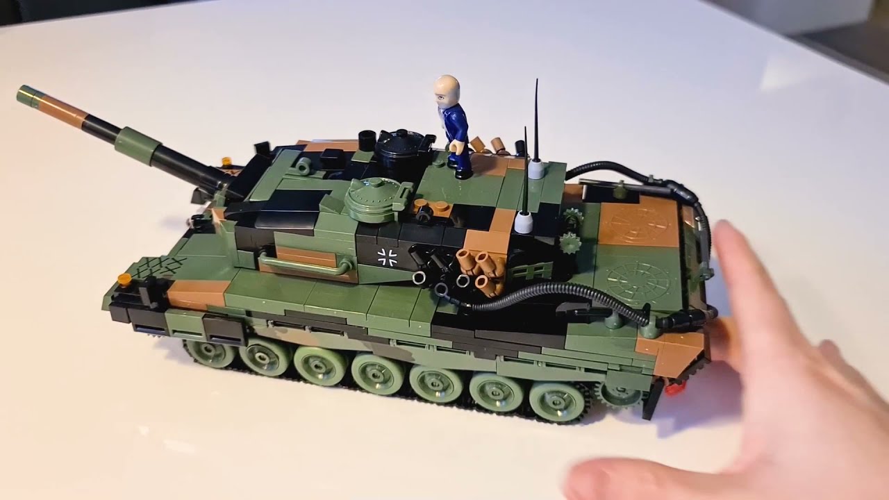 Cobi Leopard 2 A4 tankki - Saksalainen panssarivaunu - YouTube