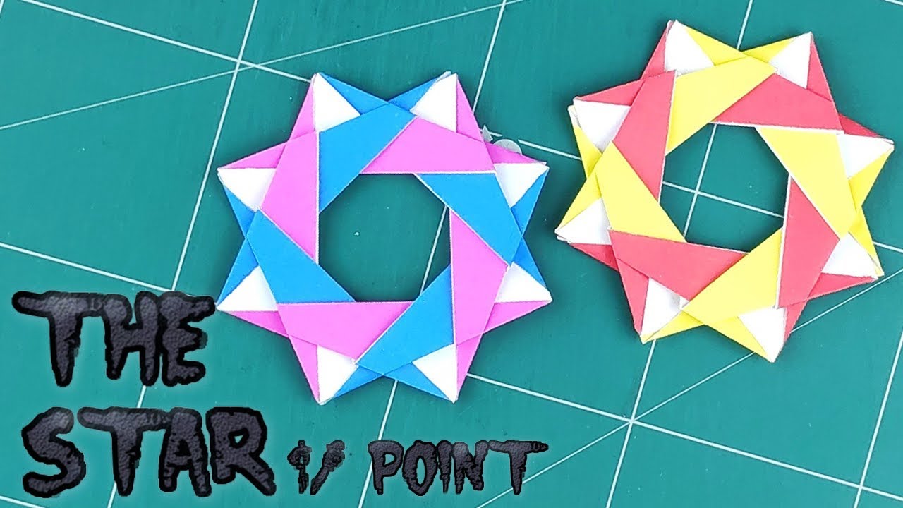 Modular 3D Origami Star | How to Make An Easy Paper Star Tutorials ...