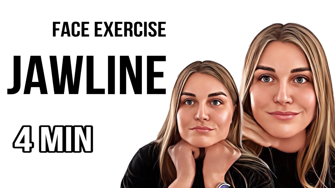 you will have a beautiful JAWLINE quick and easy exercises. Just 4 ...