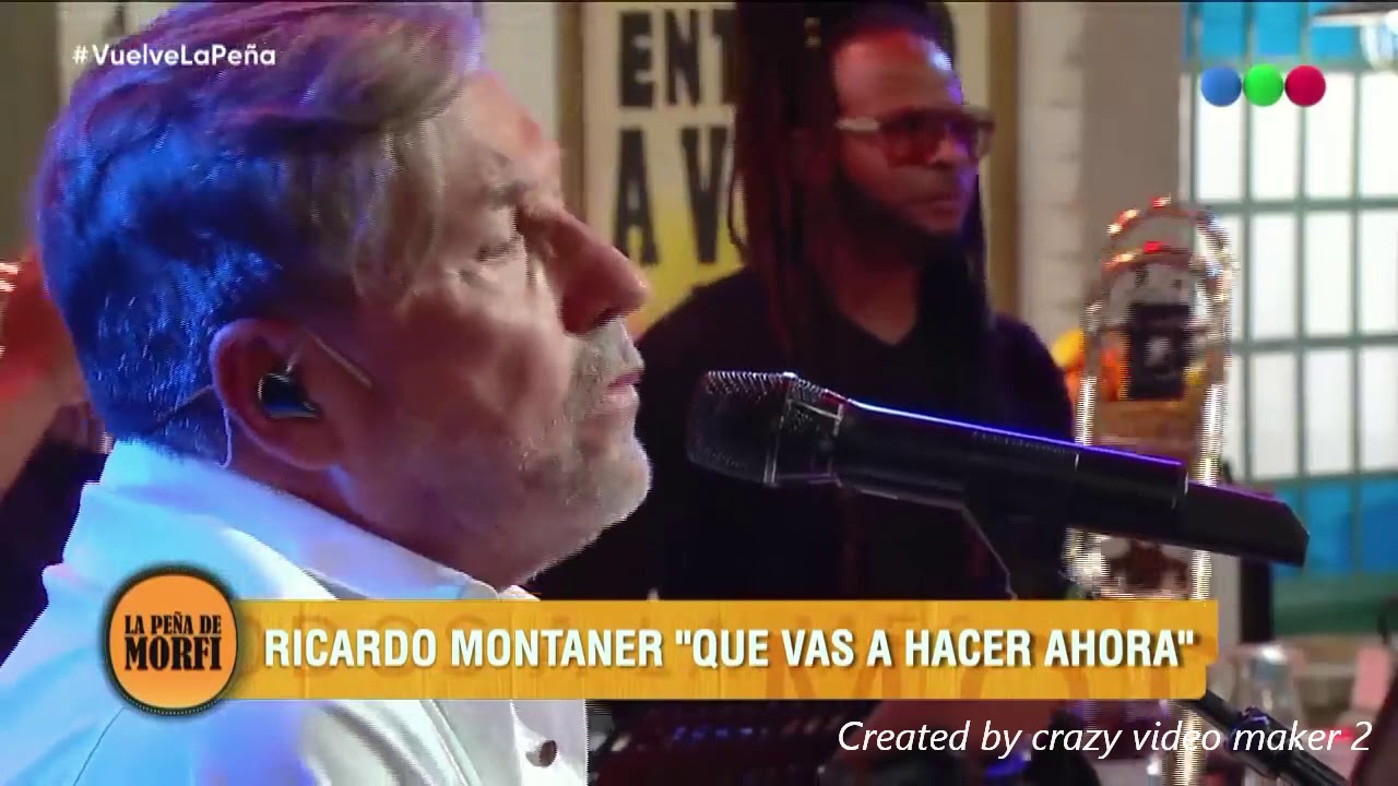 Ricardo Montaner en la peña Que vas a hacer en vivo - YouTube