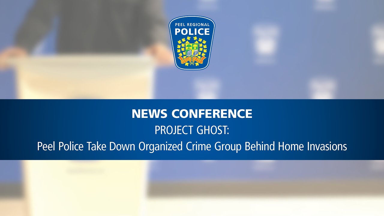 PRESS CONFERENCE: Project Ghost - Take Down Of Organized Crime Group ...