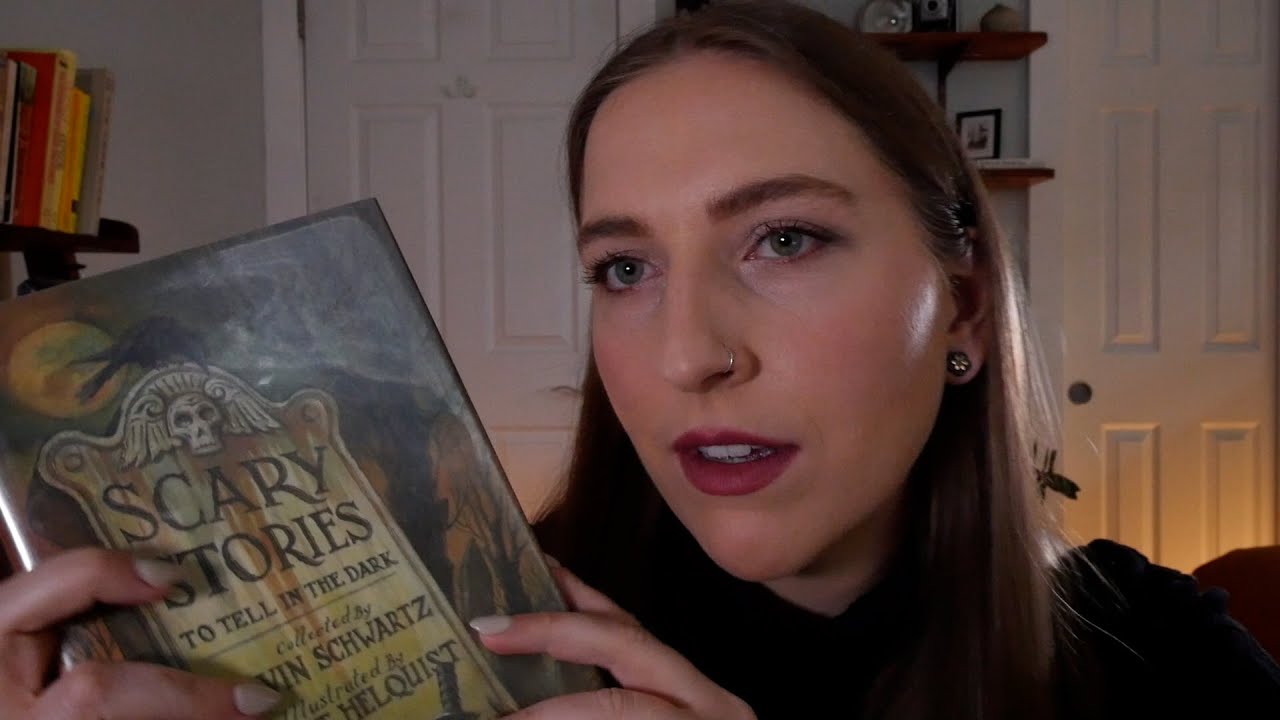 ASMR scary stories in a thunderstorm ⛈️ (book sounds, thunderstorm ...