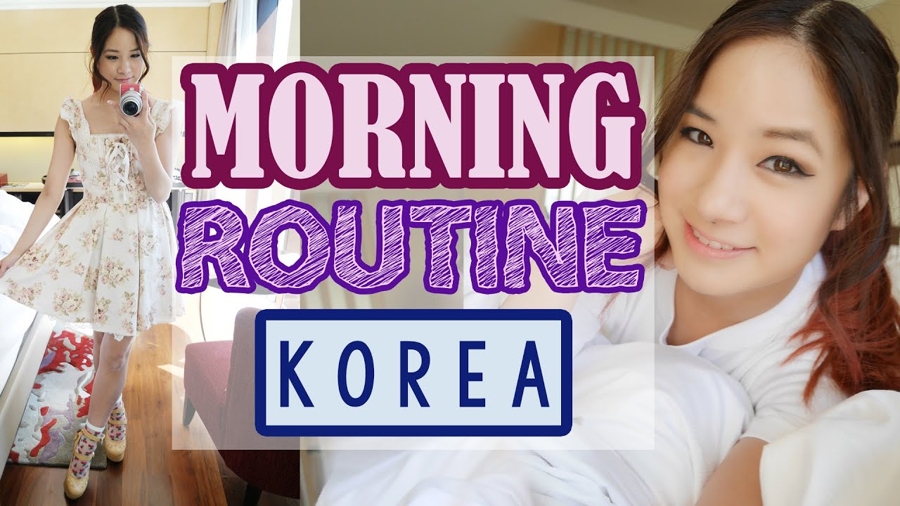 Morning Routine in KOREA | First Day in KOREA ♥︎ Makeup & Shopping 아침 ...