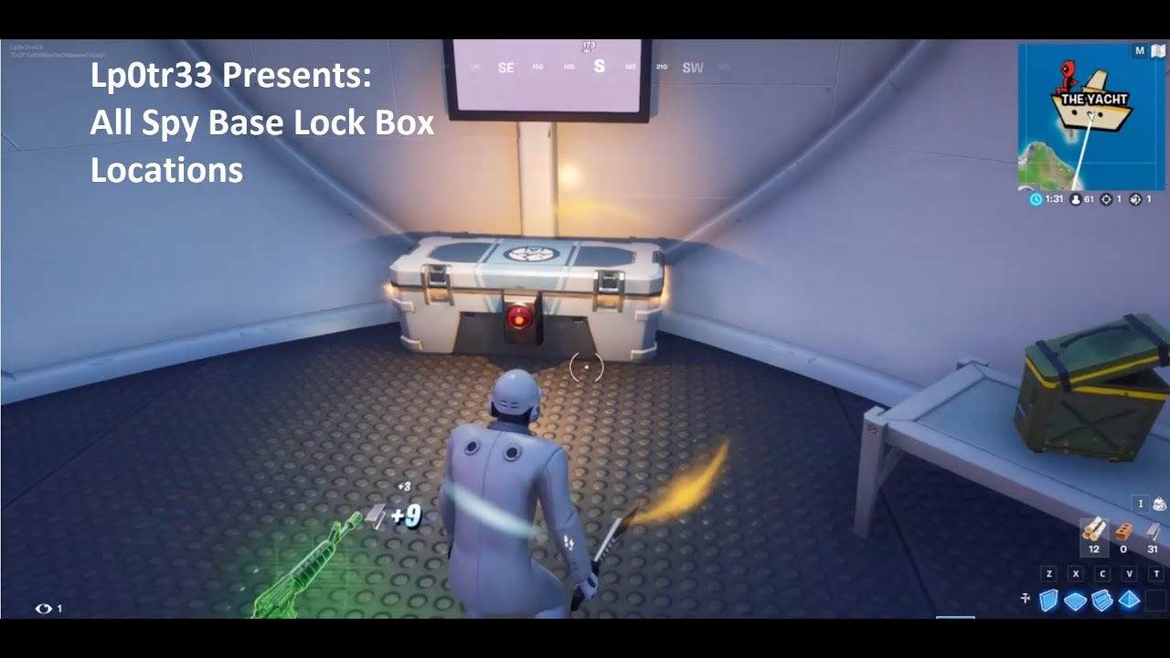 All Faction Locked Chest Locations at the Spy Bases. - YouTube