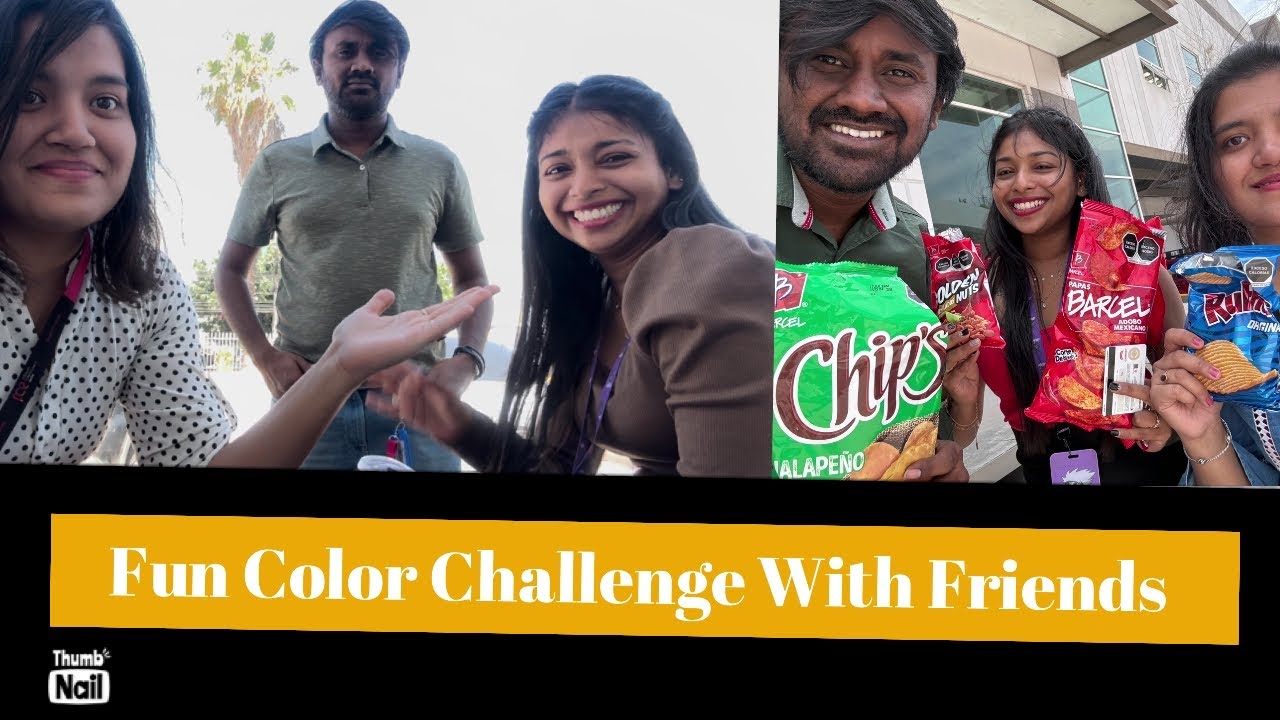 Fun Color Challenge With Friends :) - YouTube