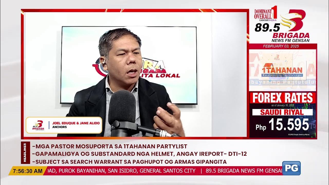 TIRA BRIGADA BALITA LOKAL | FEBRUARY 03, 2025 | KAUBAN SI JOEL EDUQUE UG JANE ALIDO - YouTube