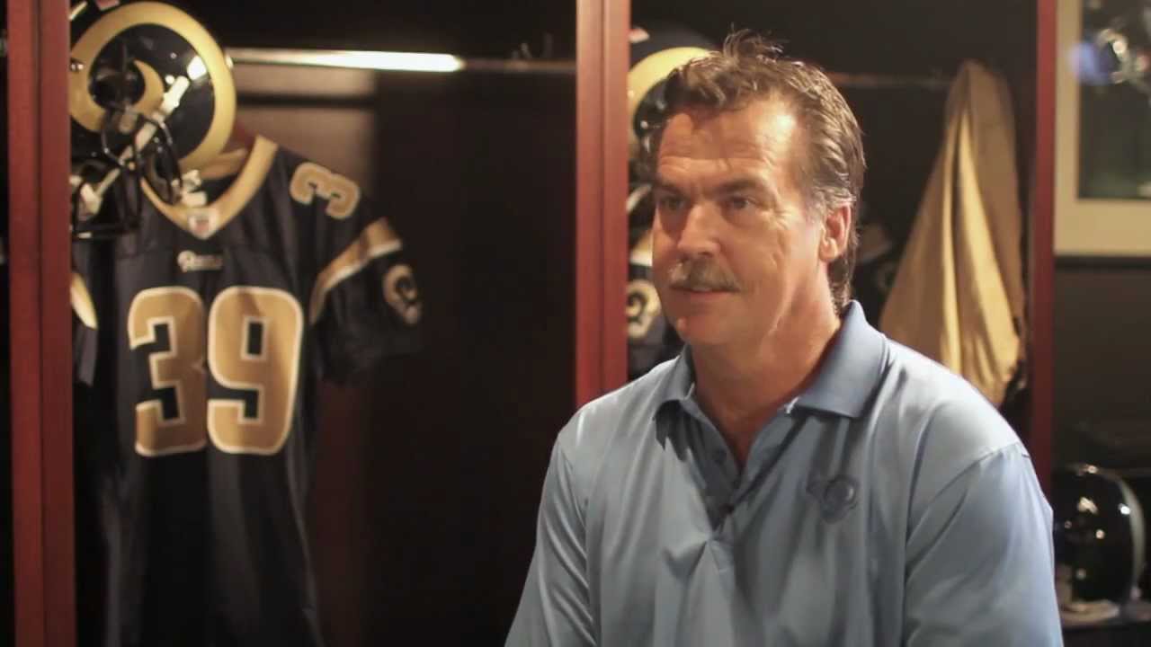 Mustache Interview With St. Louis Rams Head Coach Jeff Fisher - YouTube