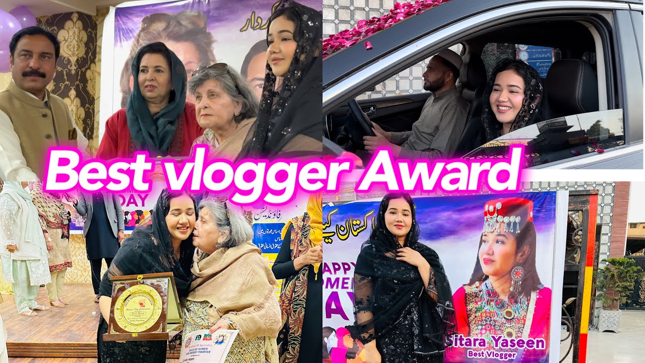 Best vlogger Award mila | Alhamdulillah Itna acha welcome - YouTube