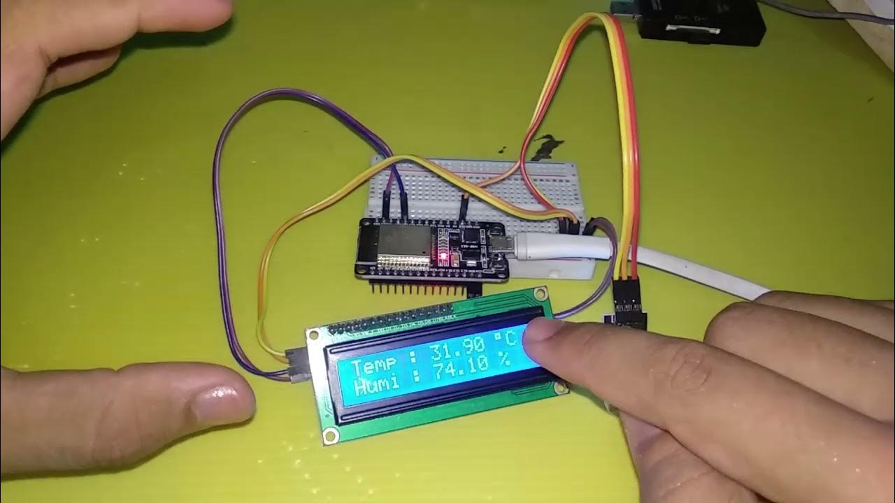Tutorial Belajar Projek Arduino Monitoring Suhu dan Kelembaban DHT22 - YouTube