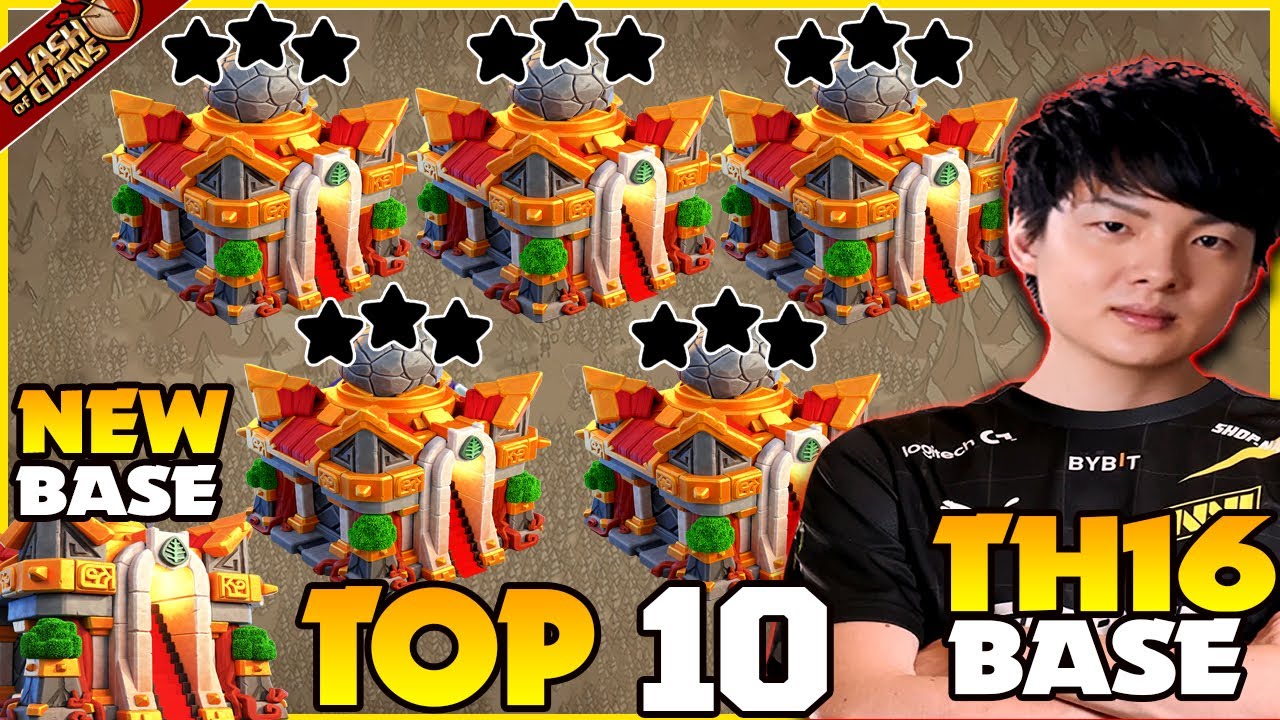 NEW Town Hall 16 Base!!! BEST TH16 War Base With TH16 Base Link (Clash ...