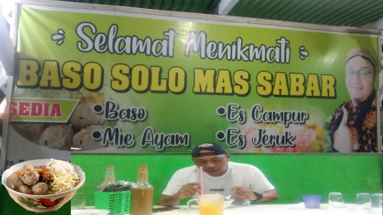 Kuliner Bakso Solo Mas Sabar Maknyoss Bikin Ketagihan ...‼️ - YouTube