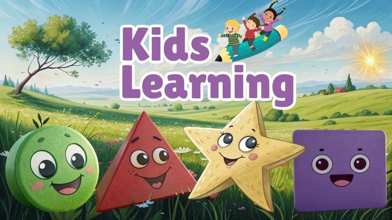 Fun & Educational Learning for Kids | Colours, Shapes & More - YouTube