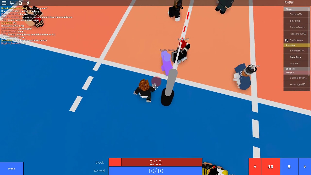 Roblox Volleyball 4.2 | Paladins vs Shugoki SET 2 - YouTube