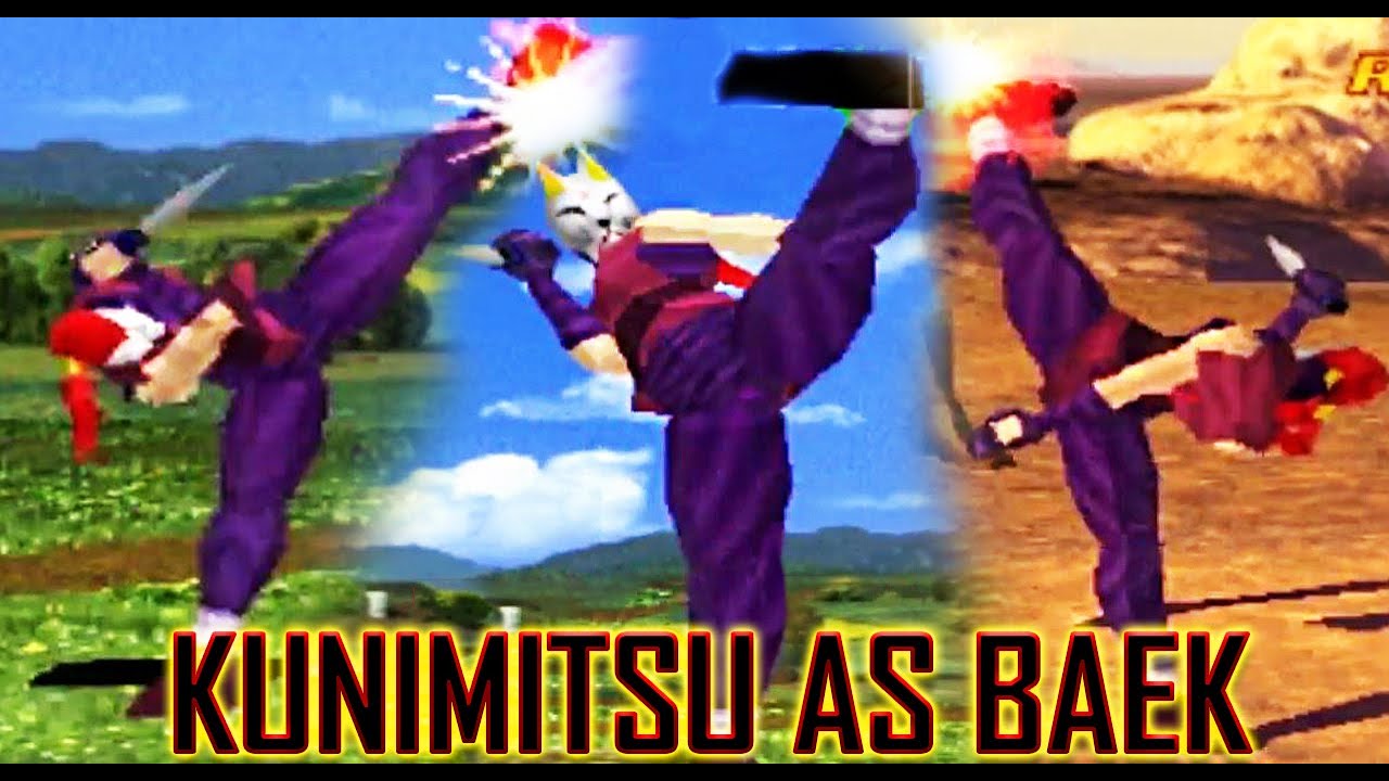 [TAS] Kunimitsu With Baek's Moves Gameplay - Tekken 2 (Arcade Version) (Requested) - YouTube