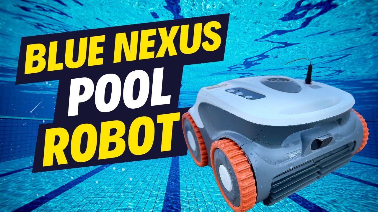 BLUE NEXUS ROBOTIC POOL CLEANER REVIEW - YouTube