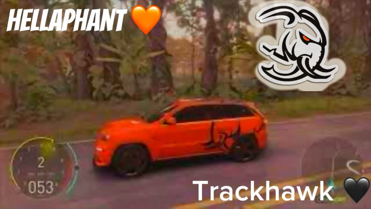 🧡🖤1 of 1 Hellaphant Trackhawk|The Crew Motorfest™️ - YouTube