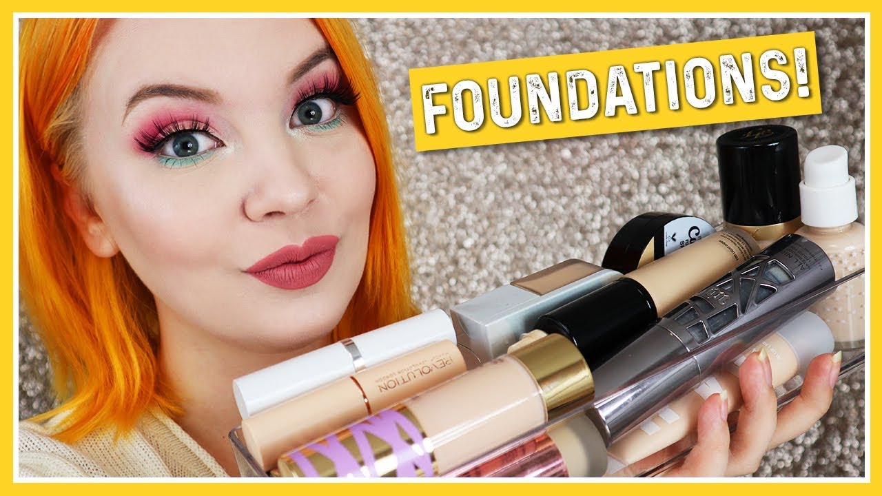 My Entire Foundation Collection! What Works & What Doesn't - YouTube