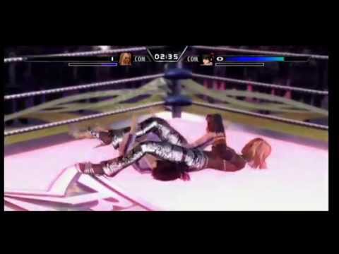 Rumble Roses. Aisha vs Makoto Aihara xbox 360 ps 3 ps 2 - YouTube