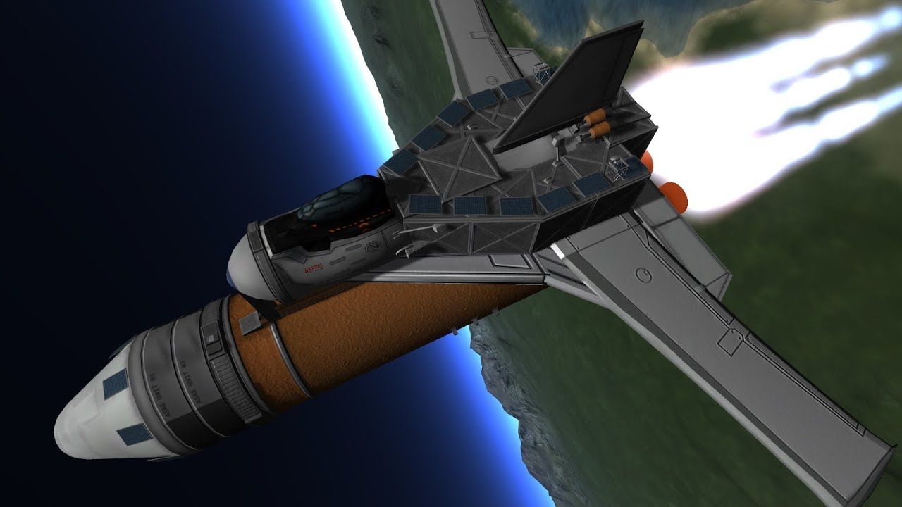 KSP : Mini Space Shuttle - YouTube