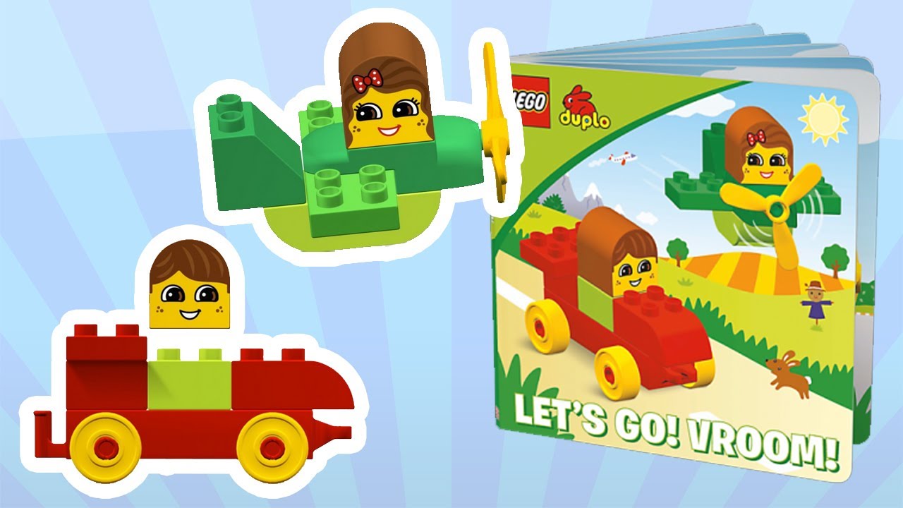 LEGO Duplo planes & cars Let's Go! Vroom! movies toys review sets ...