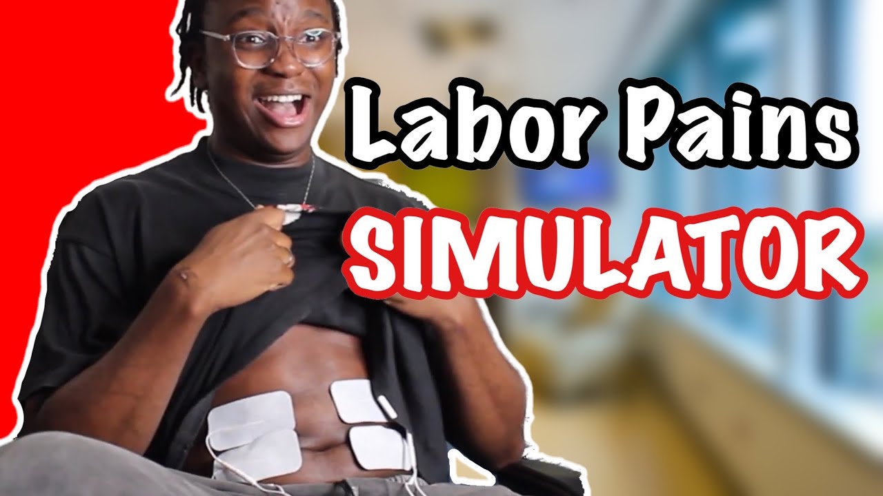 I tried LABOR PAINS SIMULATOR!!! - YouTube