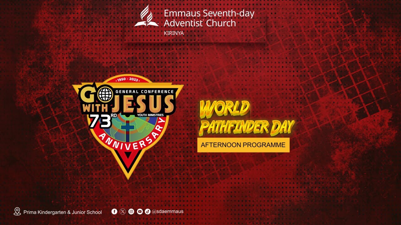 WORLD PATHFINDER DAY //GO WITH JESUS //AFTERNOON PROGRAMME - YouTube
