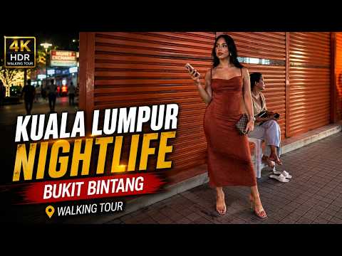 Kuala Lumpur's 🇲🇾 Famous Nightlife The Street Everyone Is Talking About | Bukit Bintang Walking Tour