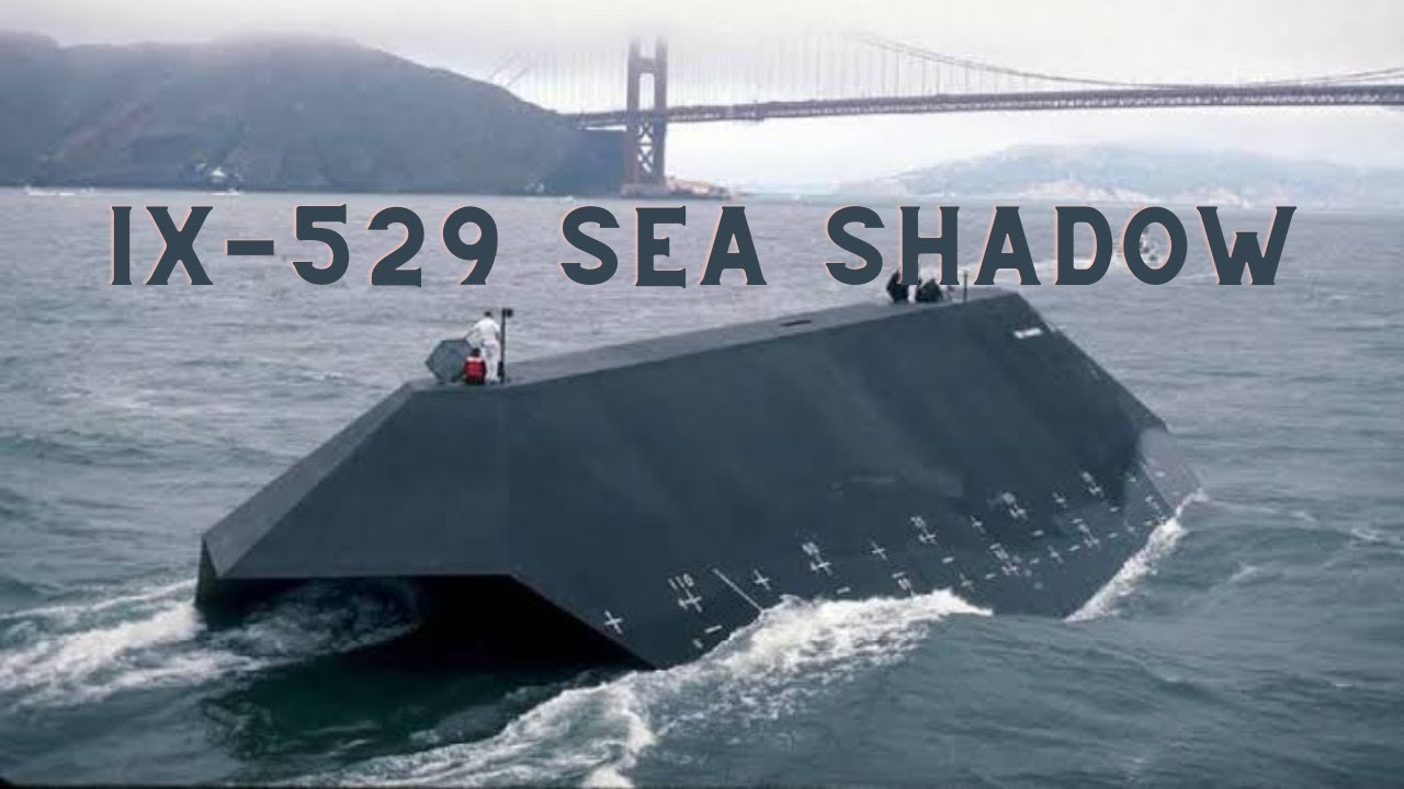 IX-529 Sea Shadow, the first ship with stealth characteristics produced ...