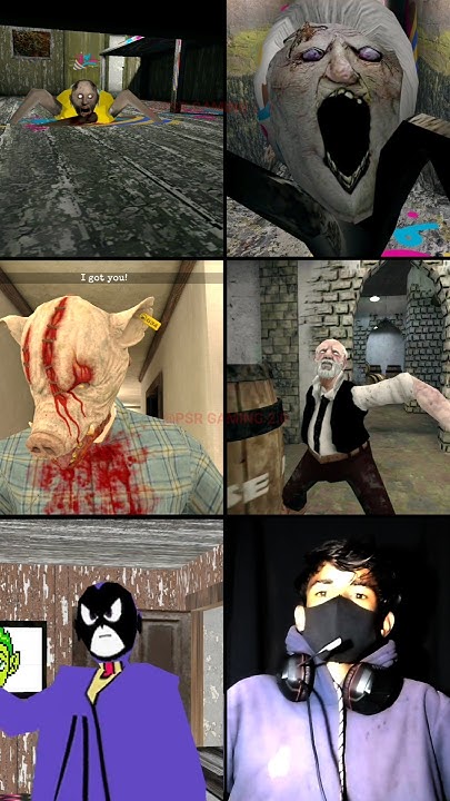 Granny 1 Is Birthday Vs Angeline Spider Vs 911 Prey Vs Erich Sann Vs Scary Raven and I'm #shorts ...