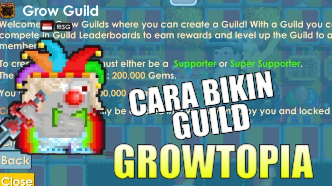 CARA BIKIN GUILD | GROWTOPIA - YouTube