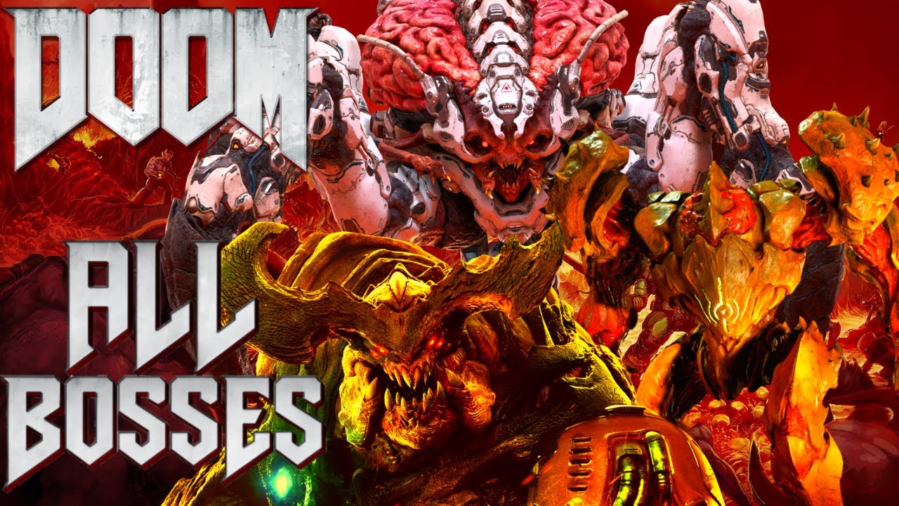 DOOM (2016) | All Bosses 4K 60FPS - YouTube