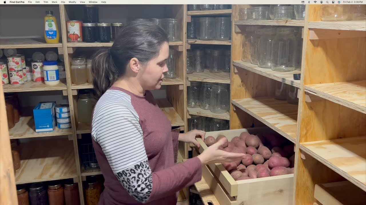 Setting Up an *AWESOME* Larder for Food Storage! - YouTube