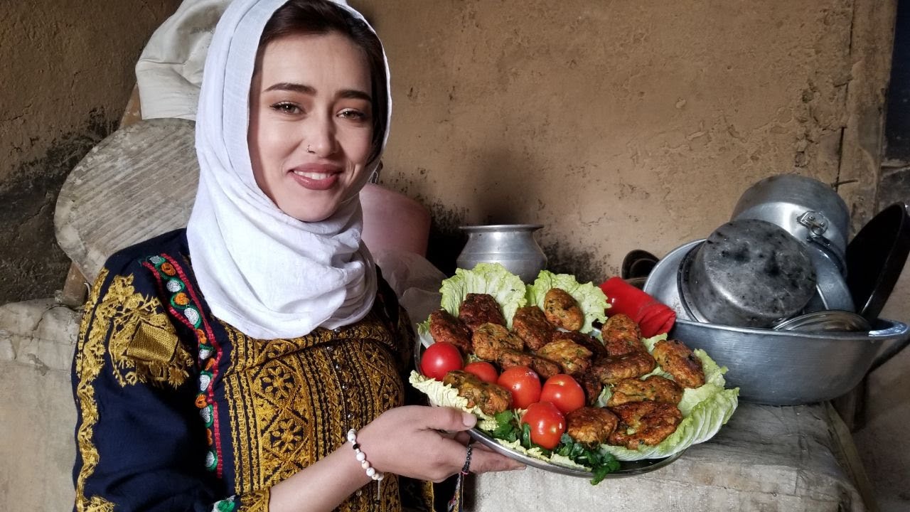 Chicken Vegetable Kabab | Village Food | World Foodies - YouTube