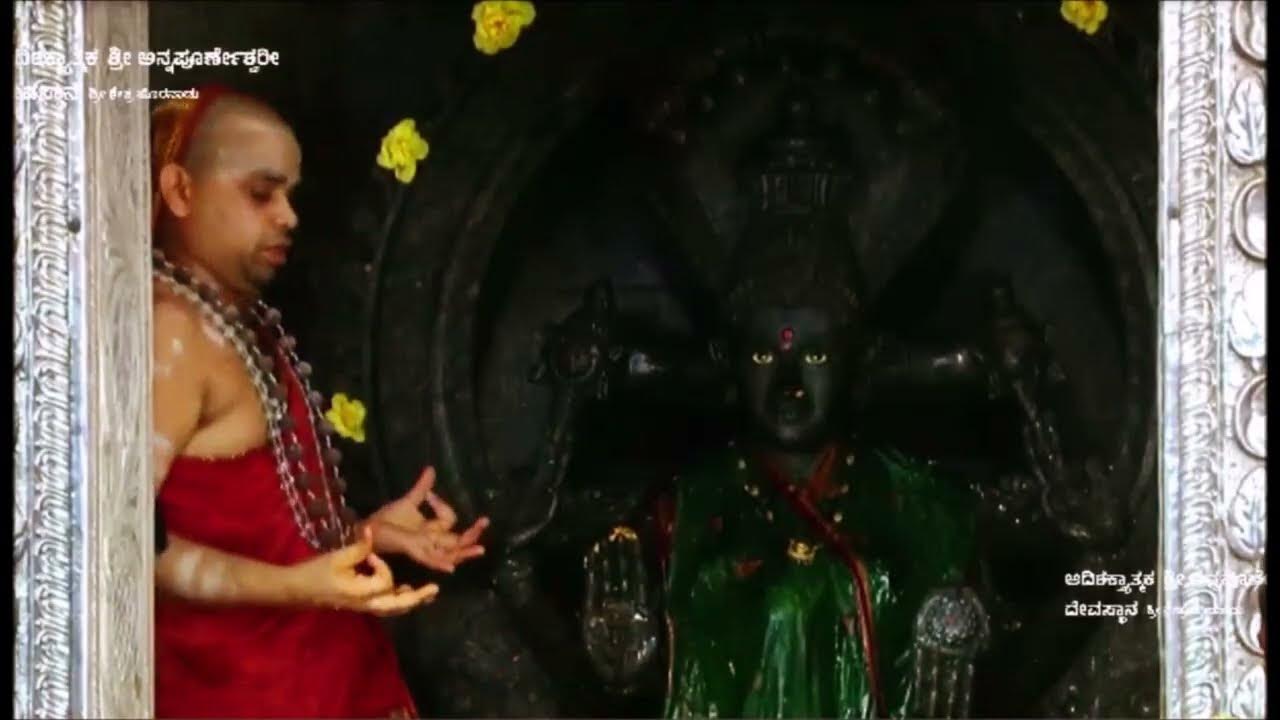 Jagadguru Sri Sri Vidhushekara Bharati Mahaswamiji - Mahakumbhabhisheka Horanadu Annapurneshwari ...