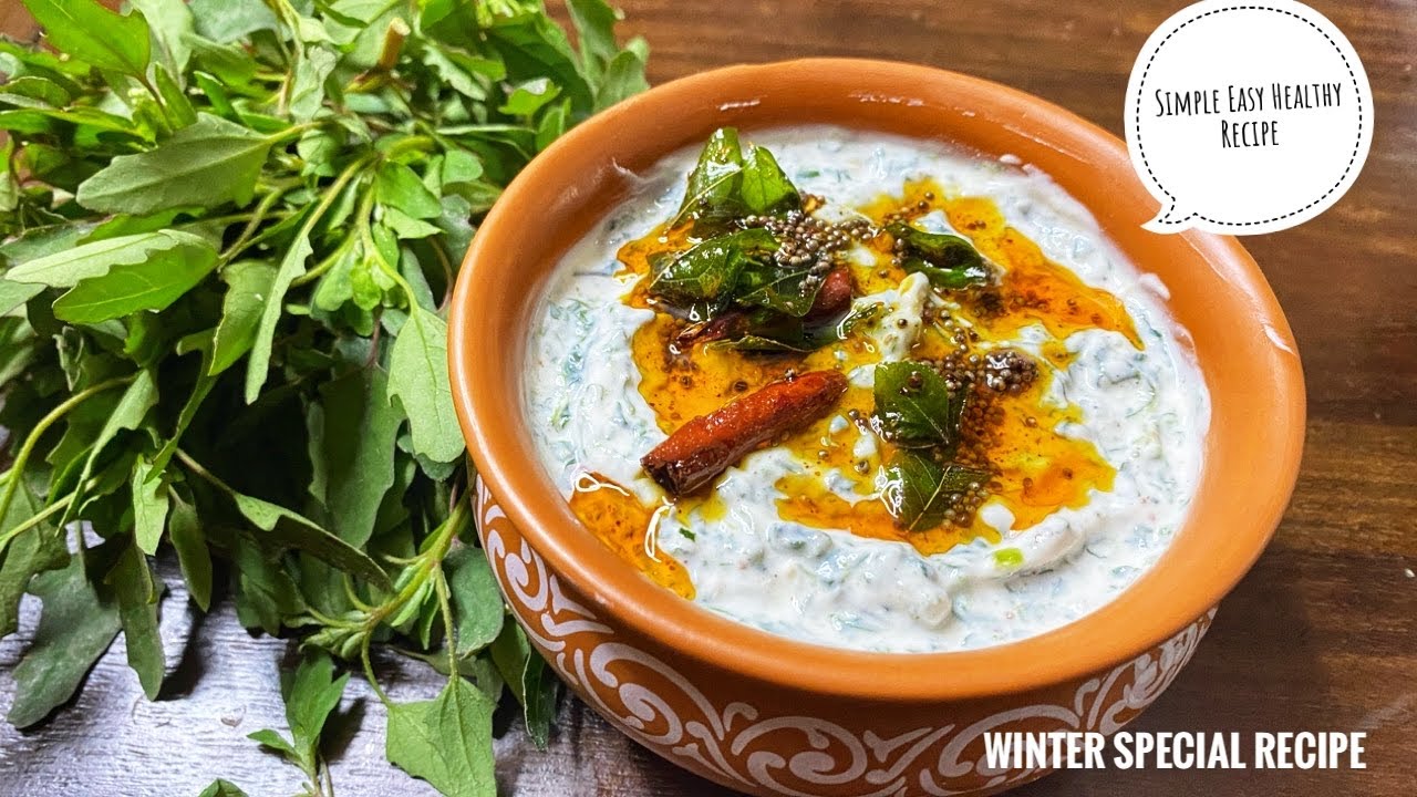 Winter special Raita Recipe | Bathua Saag Recipe | Raita Recipe ...