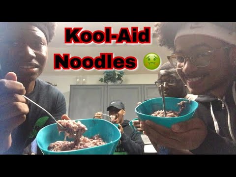 KOOL-AID RAMEN NOODLES TASTE TEST!!!!!!!! (Vomit Alert) - YouTube