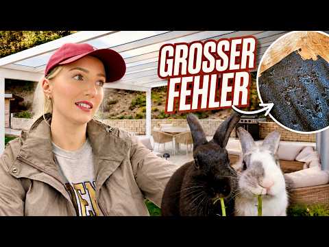 Terrassen Makeover & ein großer Fehler im Kaninchengehege...