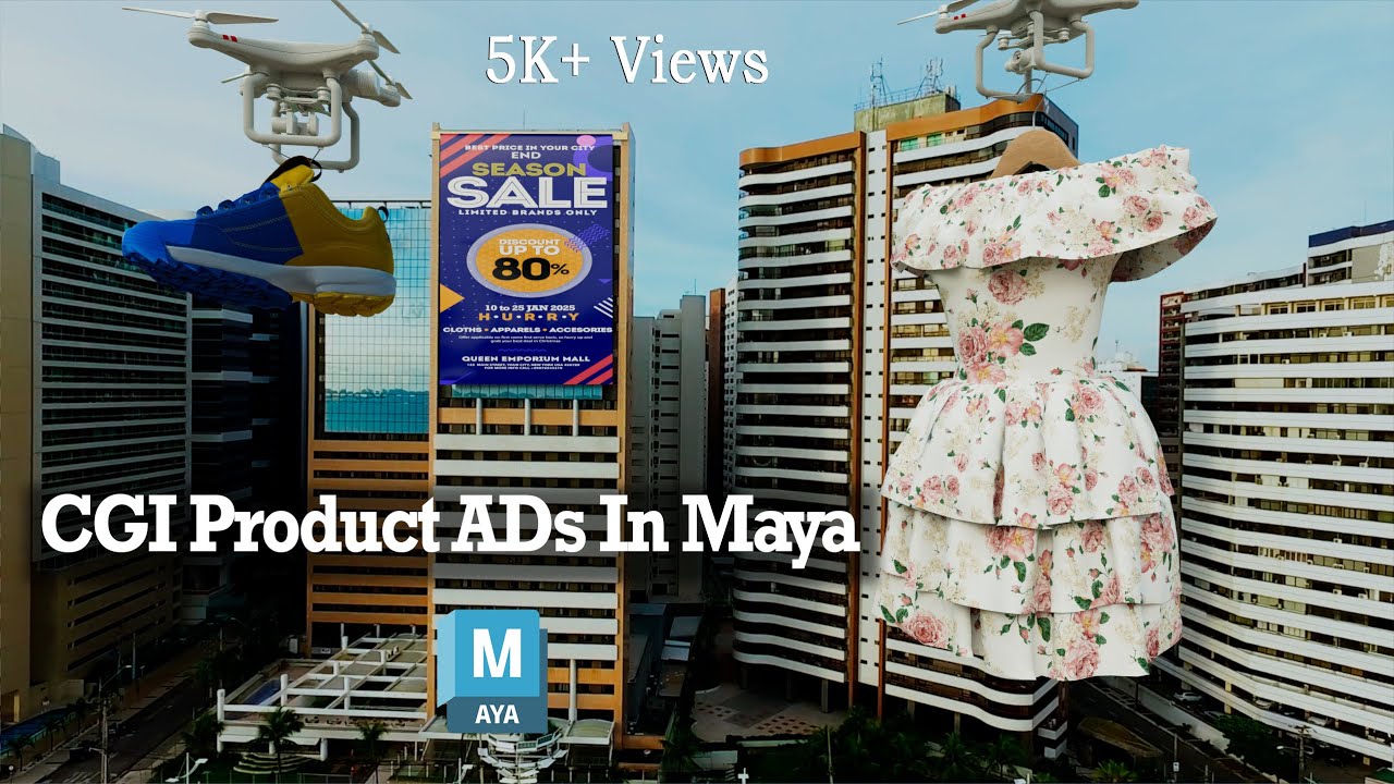 Create Viral CGI Product ADs In Maya | cgvision | maya 2023 | arnold ...