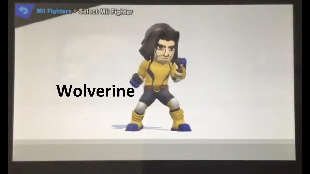 Wolverine Mii Creation Guide - YouTube