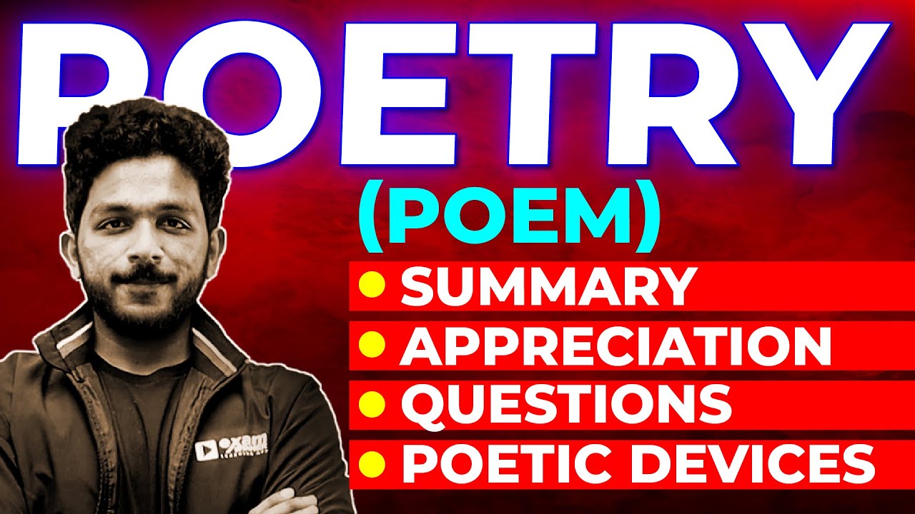 SSLC English Public Exam | Poetry | Poem -Full Chapter Revision | Exam ...