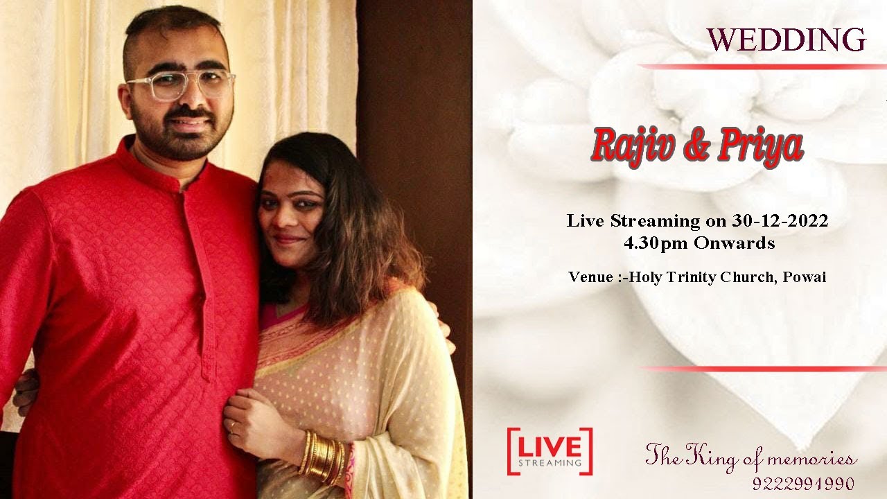 Holy Trinity Mass II Rajiv & Priya II 30th December 2022 @ 4.30PM ...