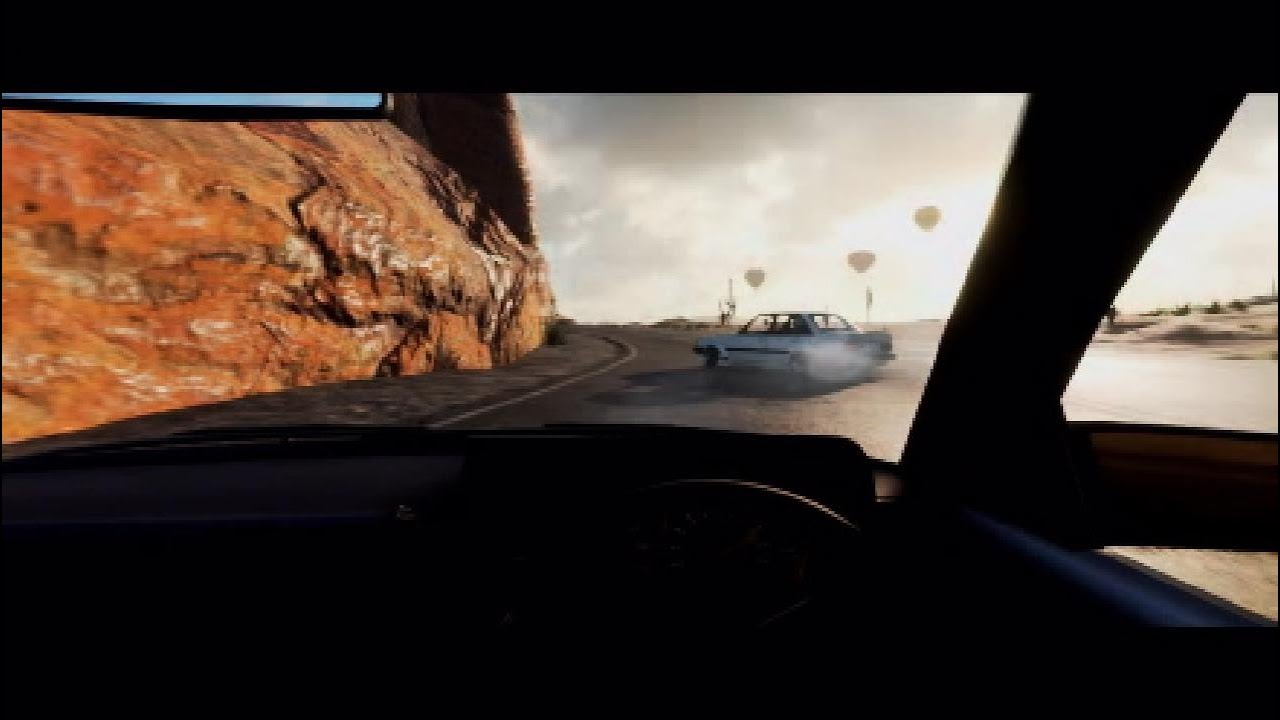 PS5 carX red rock drift wheel controller practice T300RS ハンコンドリフト - YouTube