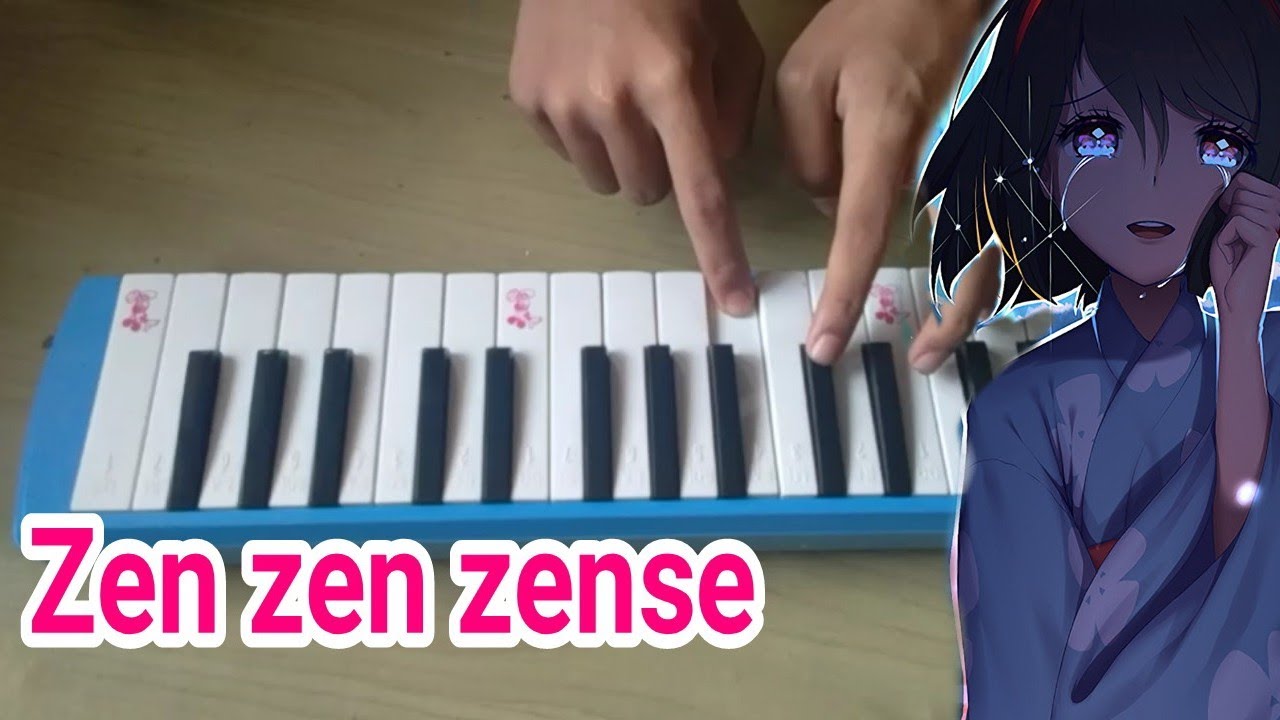 Zen zen zense - pianika cover + note - YouTube